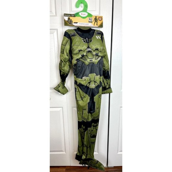 Halo | Costumes | Halo Master Chief Kids Costume With Face Mask Size ...